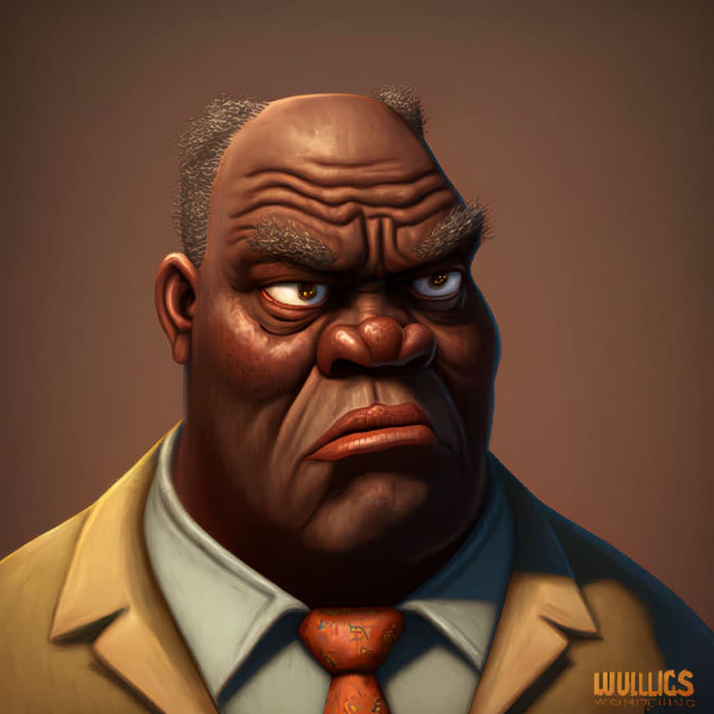 +40 Black Cartoon Characters Explained - Eggradients.com